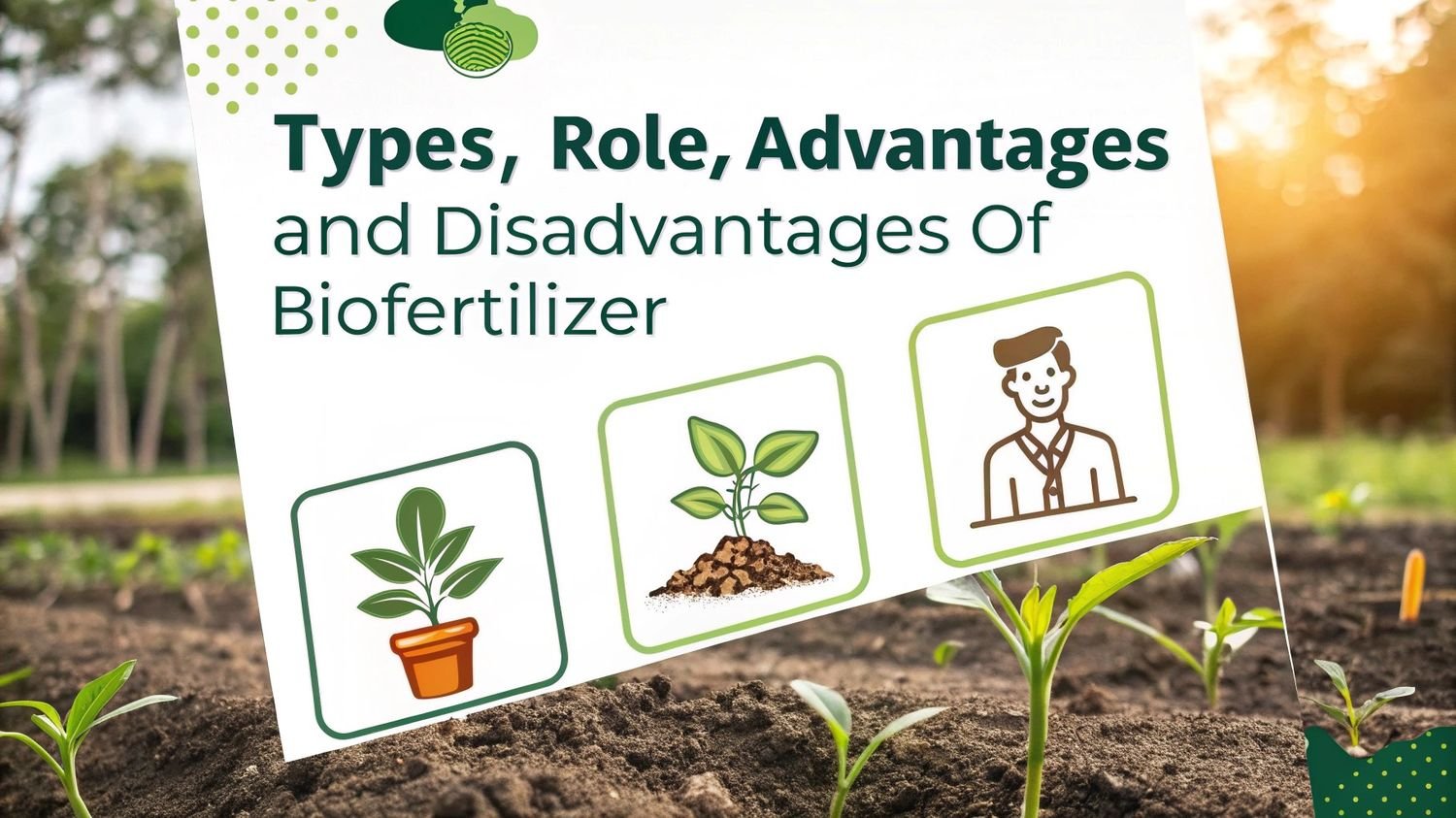 Types, Role, Advantages and Disadvantages of Biofertilizer