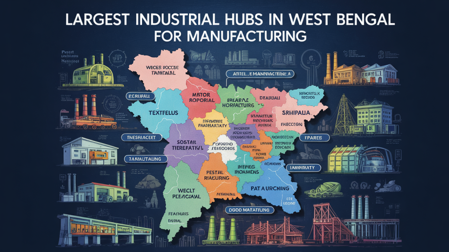 Largest Industrial Hubs in West Bengal for Manufacturing