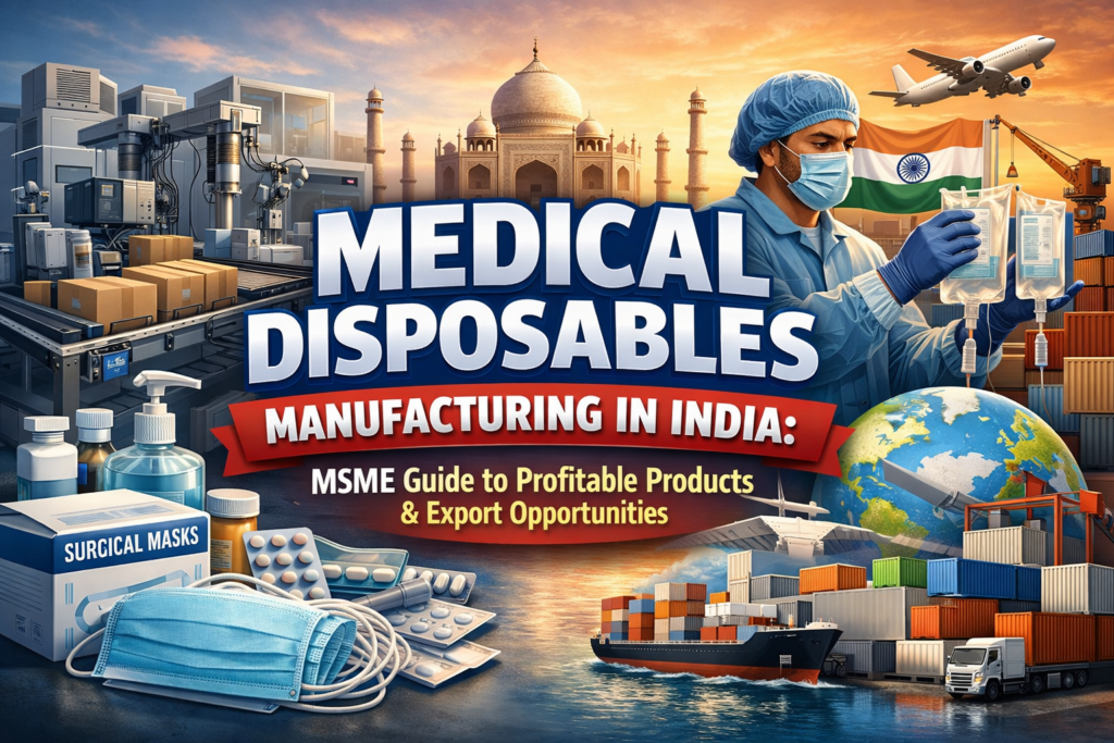Medical Disposables Manufacturing: Complete MSME Guide